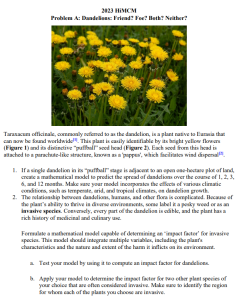 2023年HiMCM美国高中生数学建模竞赛赛题发布！ - HiMCM中国